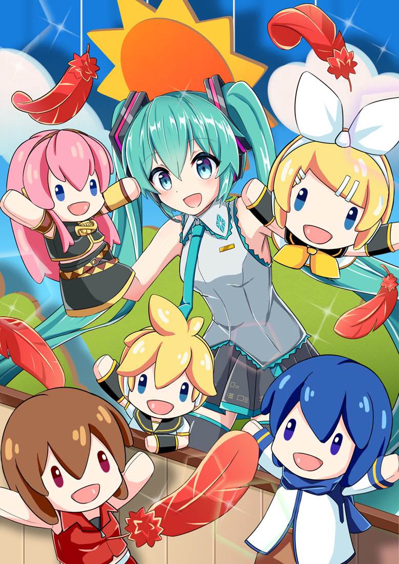 素敌な笑顔のパペットショー|Homura25的C社6只插画图片 | BoBoPic