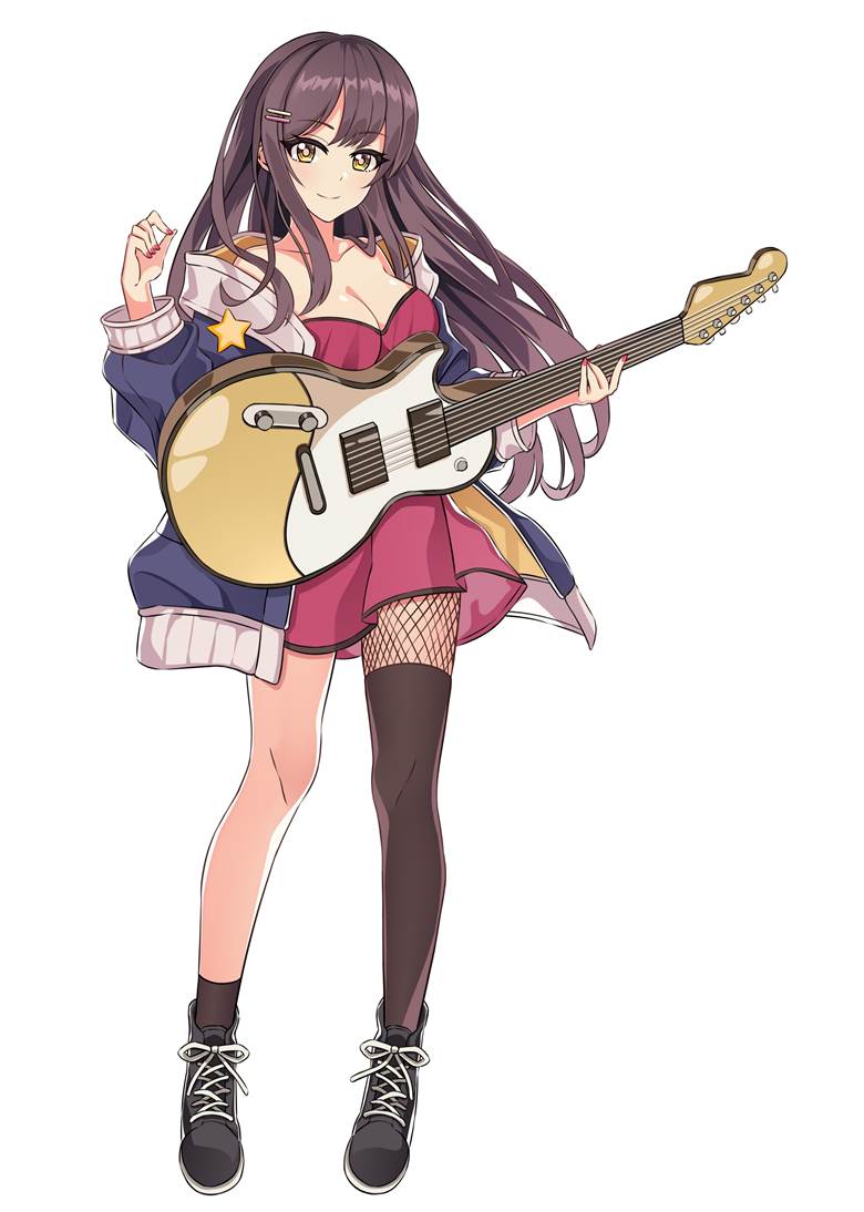 无题|梦美sanman的弹吉他人物插画图片 | BoBoPic