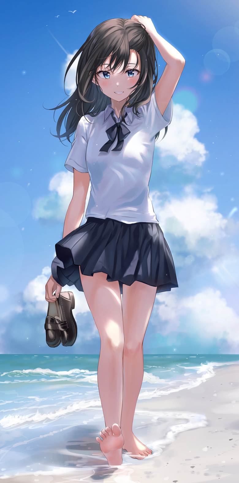 夏|TOKKYU的海边插画图片 | BoBoPic