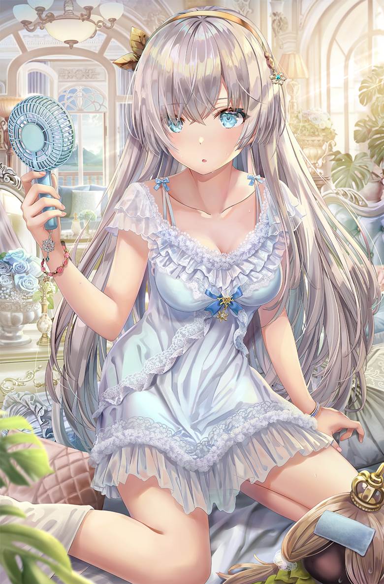 好热啊 插画师torino的fate阿纳斯塔西娅插画图片 Bobopic