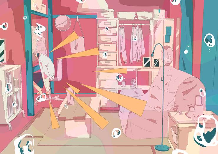 溺死|插画师やsい/yasi的女孩插画图片 | BoBoPic