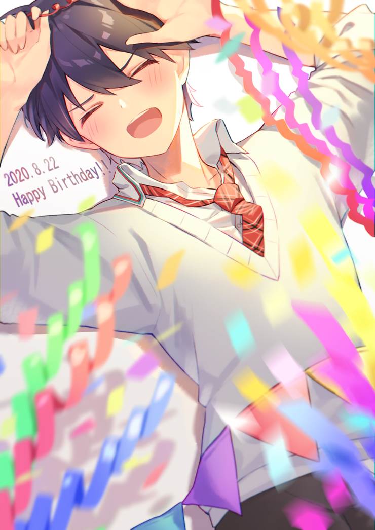 诞生日|金瀬的彩虹社虚拟主播插画图片 | BoBoPic