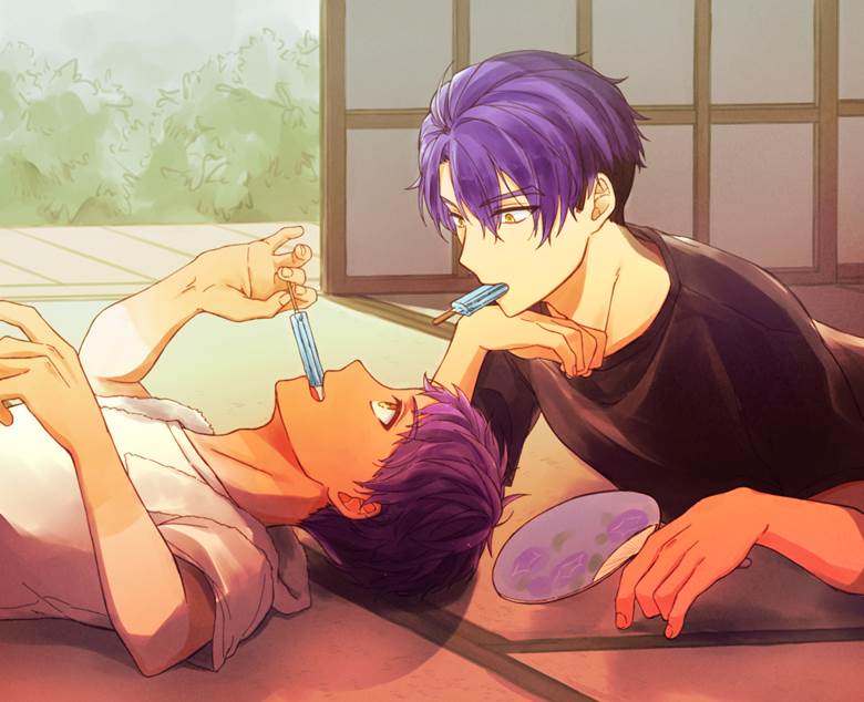 兵头兄弟の夏休み|けいな的A3!满开剧团插画图片 | BoBoPic