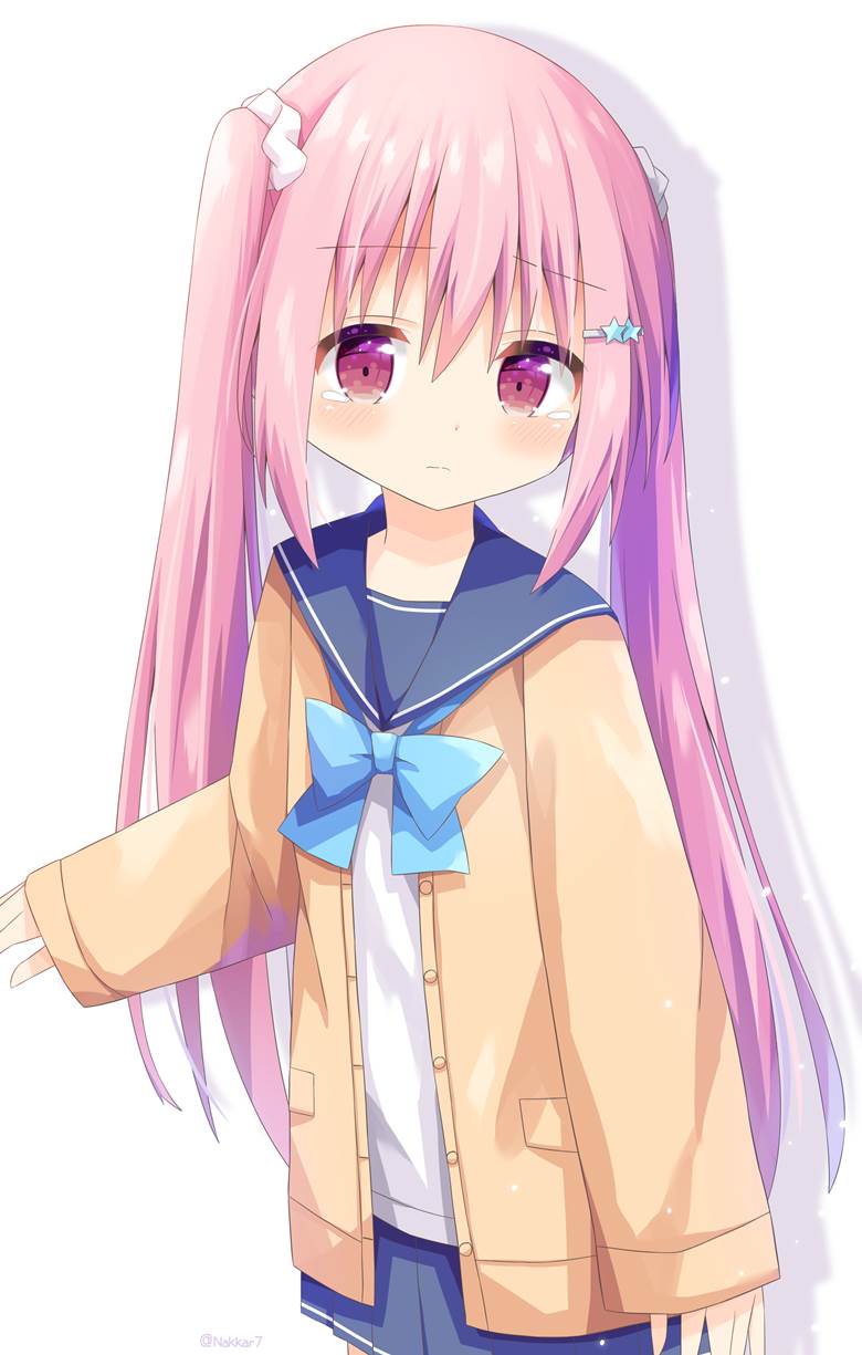 ピンク发の子|Nakkar的水手服少女插画图片 | BoBoPic