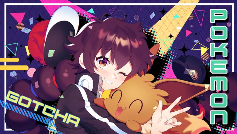 GOTCHA|アスウォム的精灵宝可梦插画图片 | BoBoPic