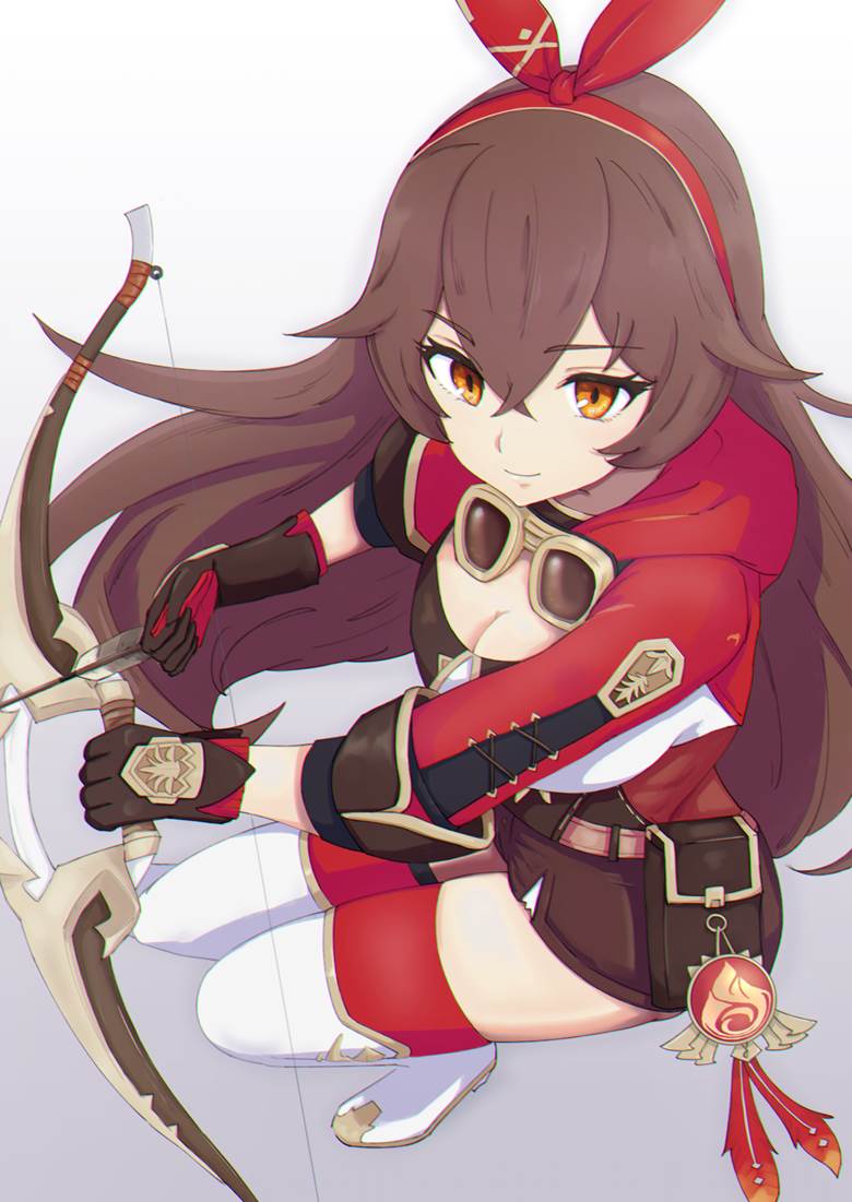 アンバー|1ch依赖的原神Pixiv插画图片 | BoBoPic