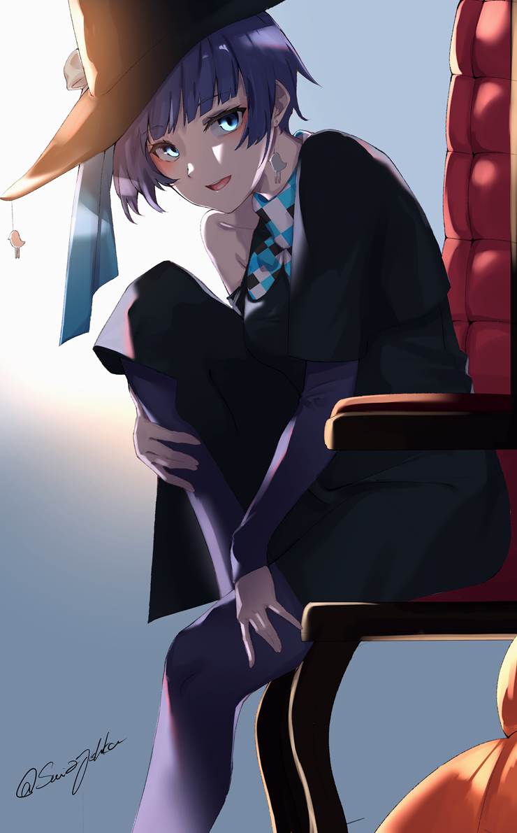 万圣节诺姆|插画师鹿谷的灿鸟NOMU插画图片 | BoBoPic