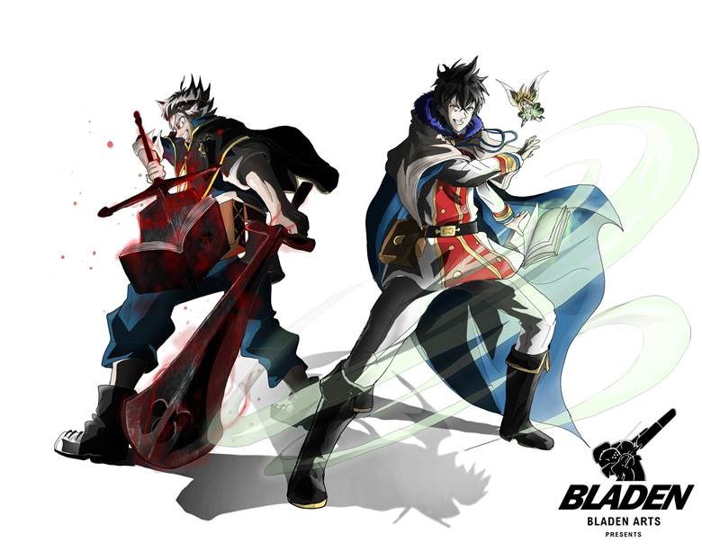 asta and yunothe best team |bladen的黑色五叶草插画图片 | BoBoPic