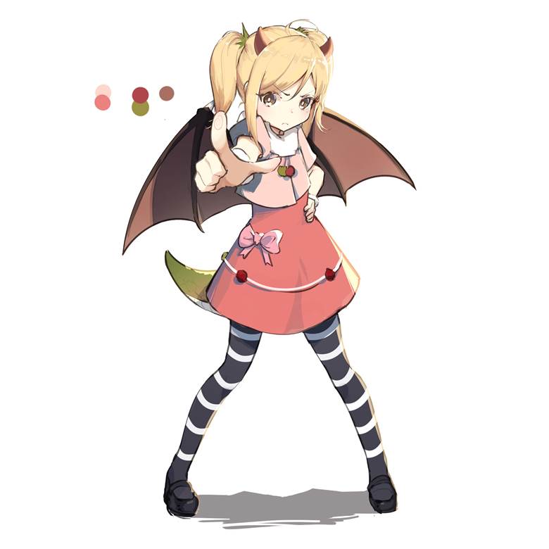 My Friend ‘s OC|插画师蜻蜓Vchan的萝莉插画图片 | BoBoPic