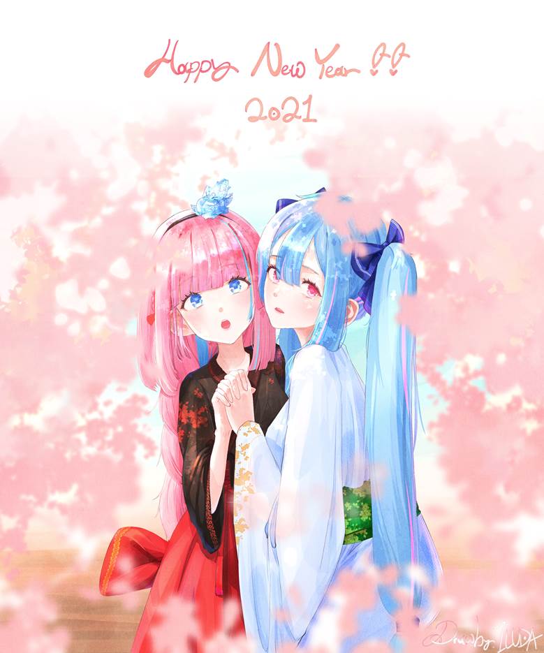 Good bye 2020, Hello 2021|DARAN9的韩服pixiv插画图片 | BoBoPic