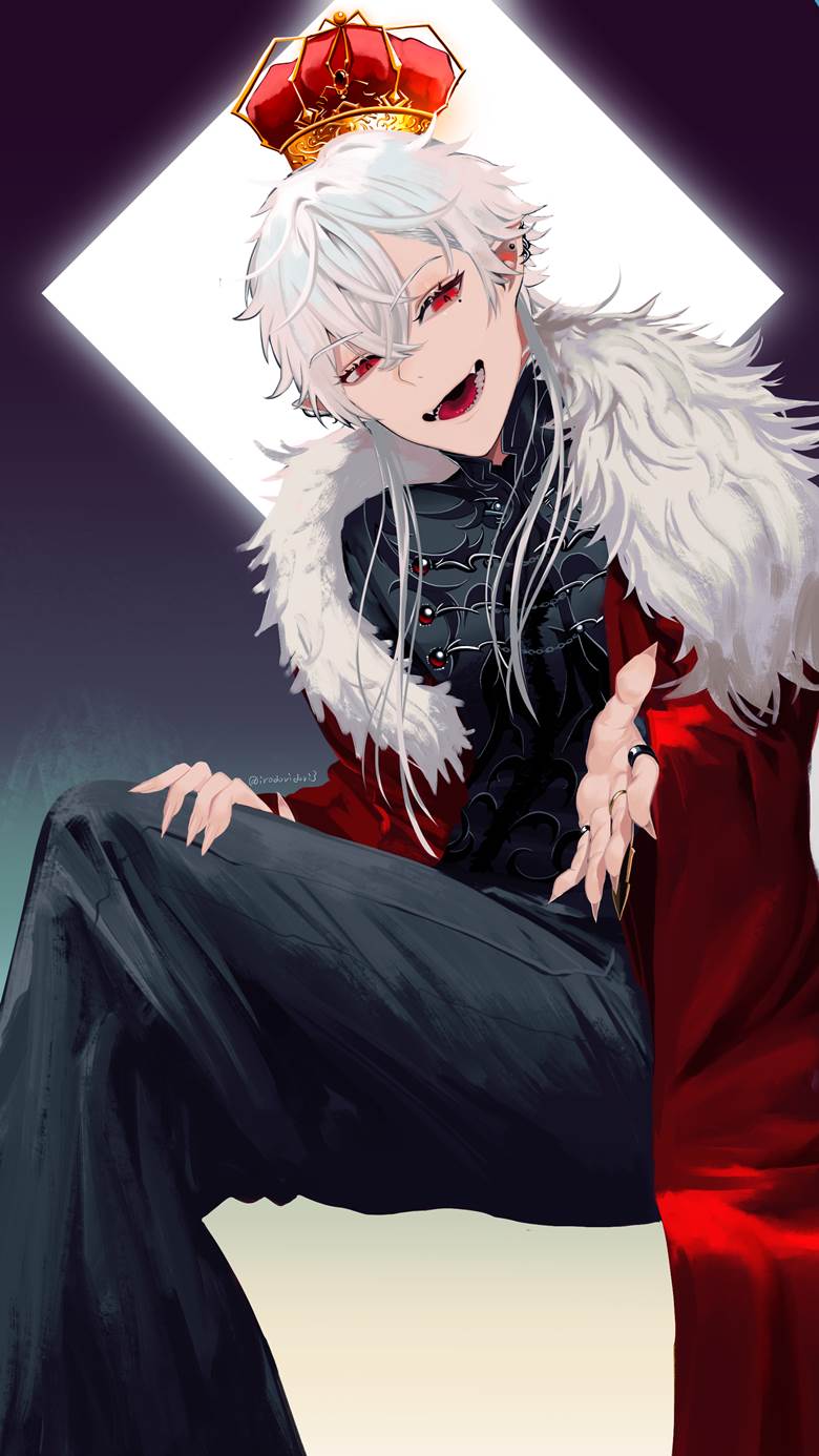 king|WAHAHA（しき）的戴王冠人物插画图片 | BoBoPic