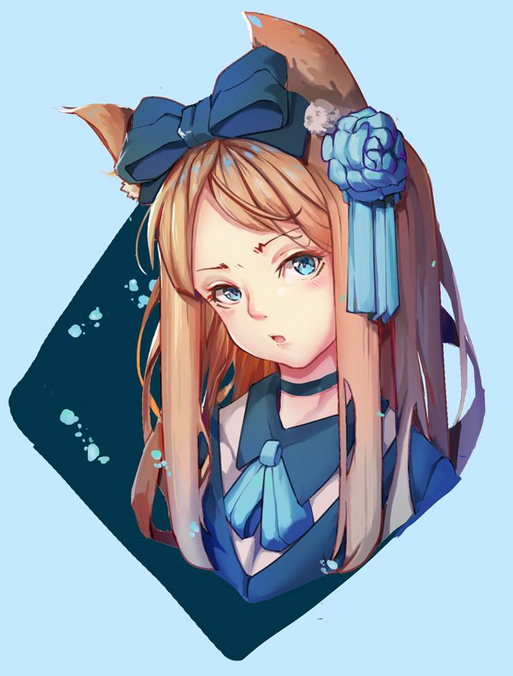 Iris|插画师雫月的爱丽丝（明日方舟）插画图片 | BoBoPic