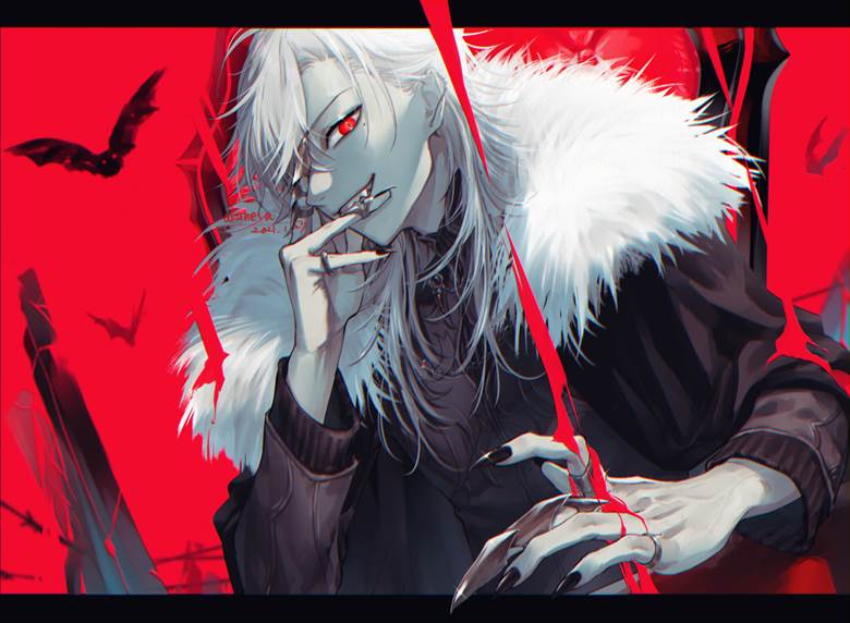 KING|茜屋的彩虹社虚拟主播插画图片 | BoBoPic