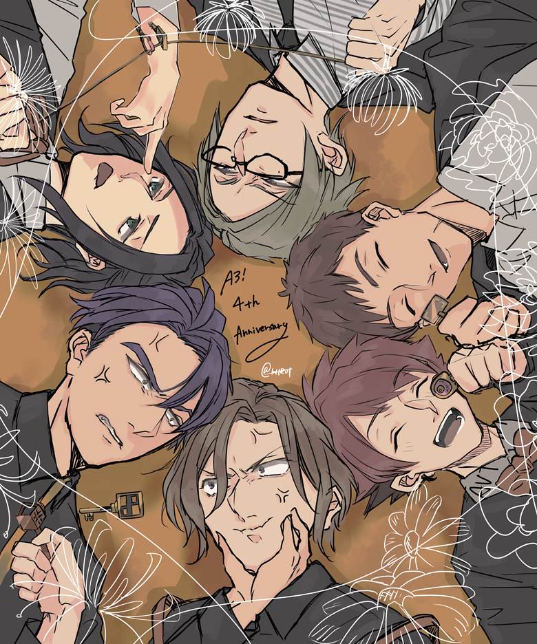 A34th anniversary|あやたか的A3!满开剧团插画图片 | BoBoPic