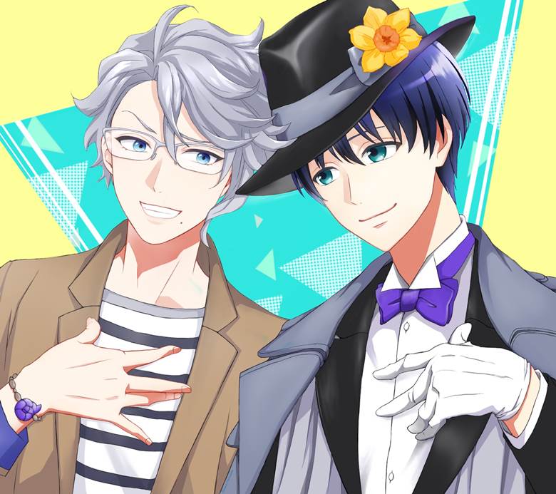 紬×アズール|ハルワ的A3!满开剧团插画图片 | BoBoPic