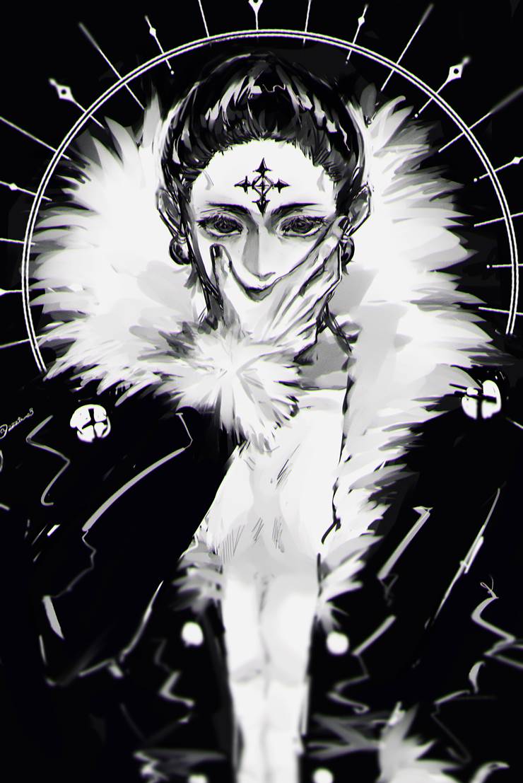 团长rkgk|插画师天鹿的库洛洛·鲁西鲁插画图片 | BoBoPic