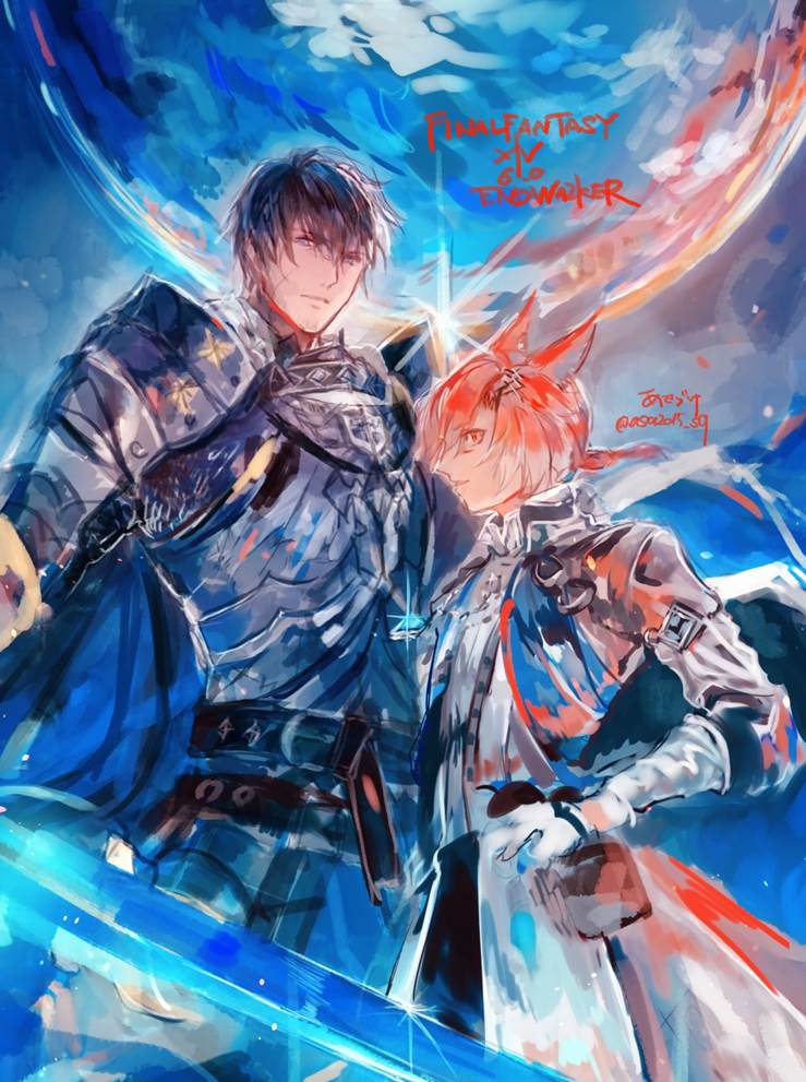 6.0光拉赫|插画师あさ的最终幻想FF14插画图片 | BoBoPic