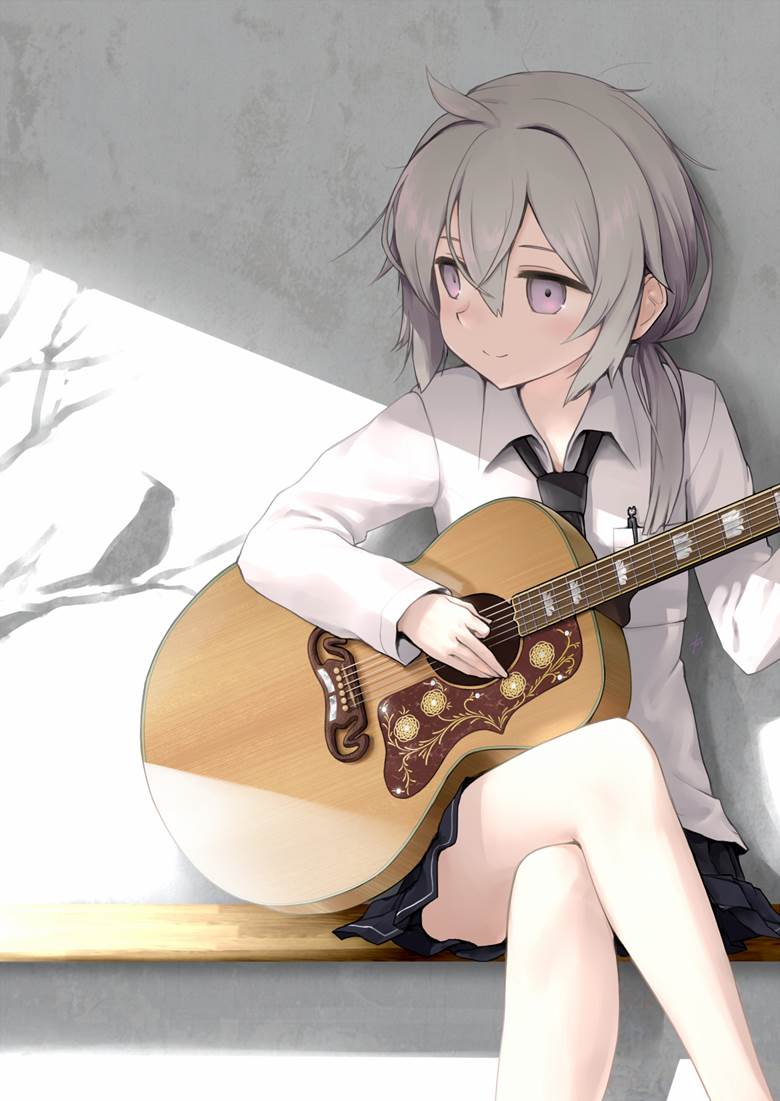 M200|エビゾメ的弹吉他人物插画图片 | BoBoPic