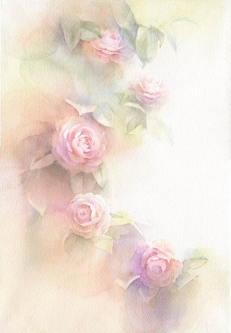 椿6そっと咲く|ふ的植物景观插画图片 | BoBoPic