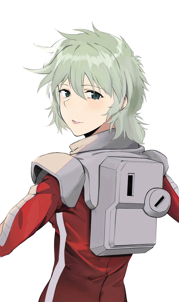 《机动战士高达08MS小队》爱娜·萨哈林插画图片 | BoBoPic