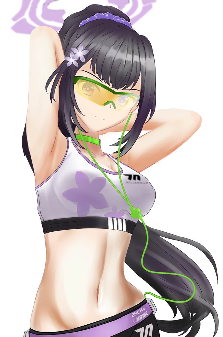 碧蓝档案,Sumire (Blue Archive),Sumire Otohana,training outfits,Sumire,Asami Imai,sunglasses, - Ryori ...