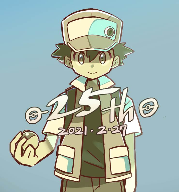 口袋妖怪25周年!|插画师远藤ヒョウガ的红插画图片 | BoBoPic