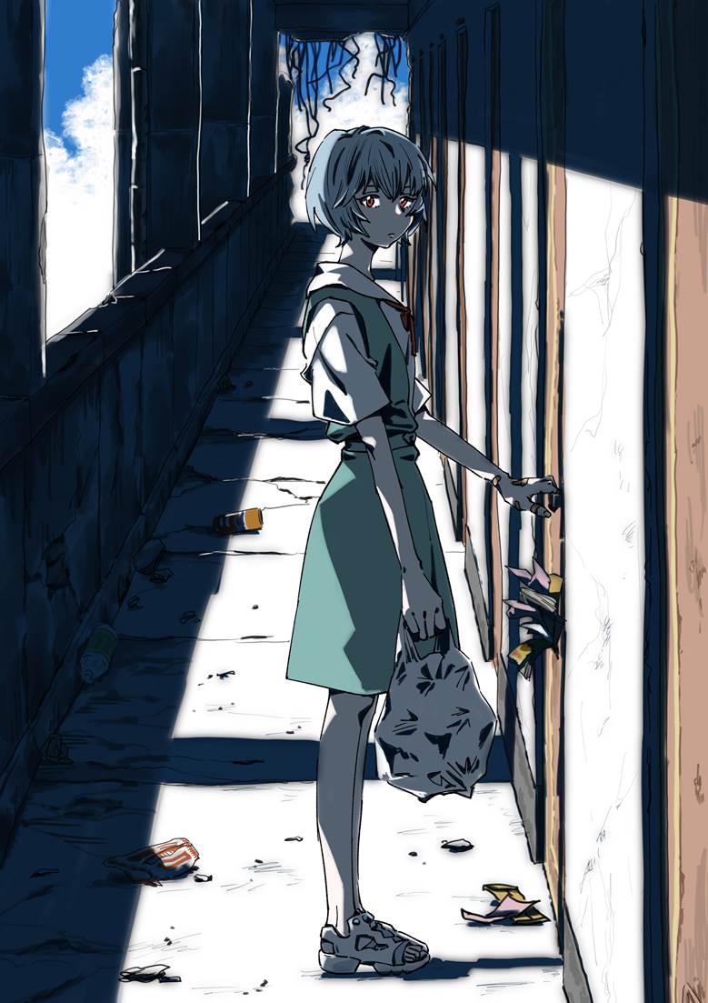 (402の绫波さん初めて见た)|大森的绫波丽插画图片 | BoBoPic