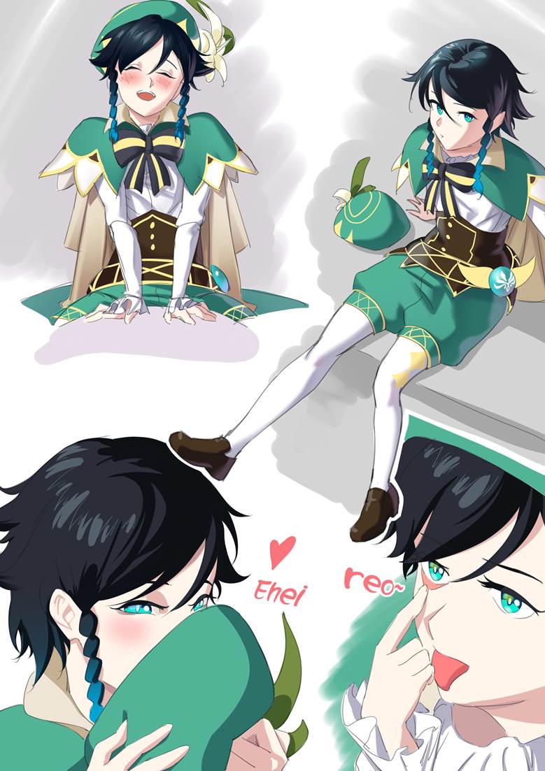 温迪|N·E的pixiv原神插画图片 | BoBoPic