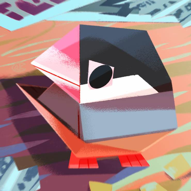 original,animal,scenery,Java sparrow, - からす商'illustration - PixivBox