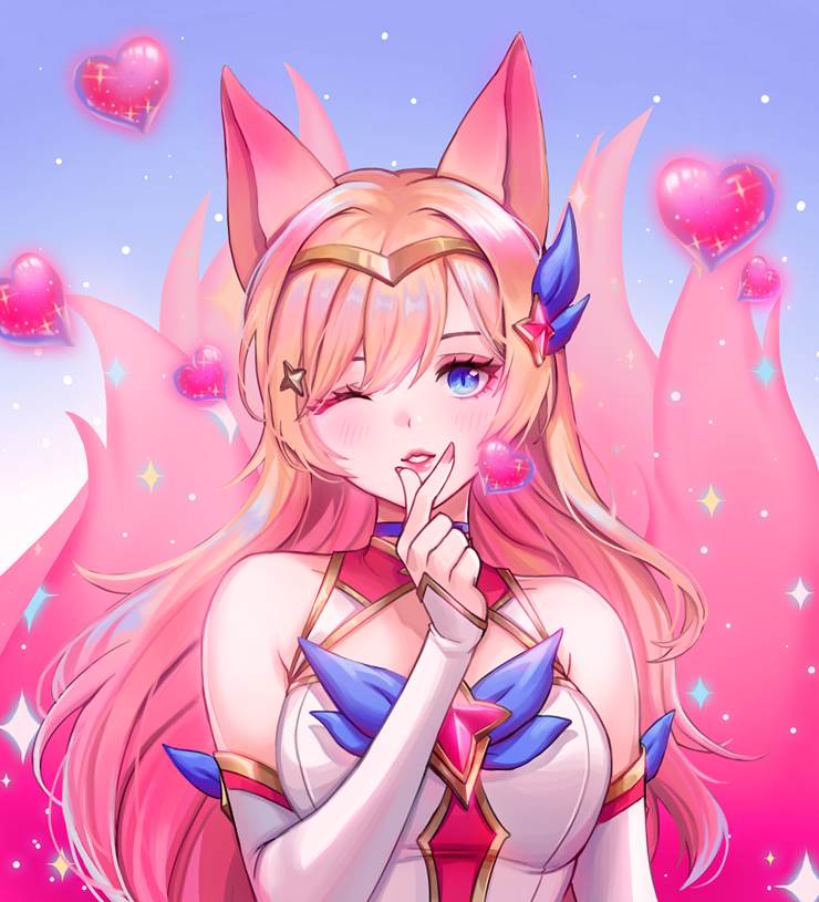 StarGuardianAhri|插画师La_0613的九尾妖狐·阿狸插画图片 | BoBoPic