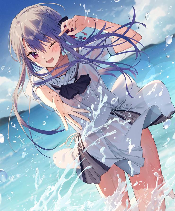 游戏《Summer Pockets》空门苍插画图片 | BoBoPic