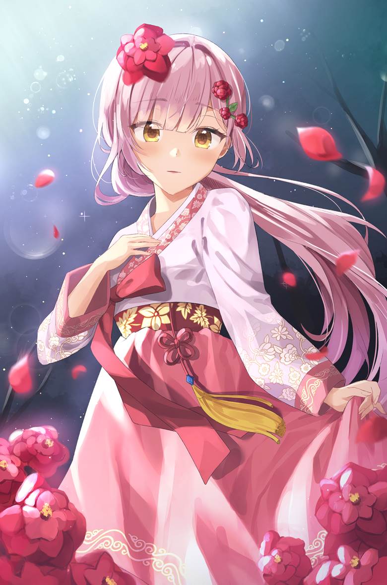 girl,young girl,beautiful girl,goddess,hanbok,chima jeogori, - 晴夜 ...