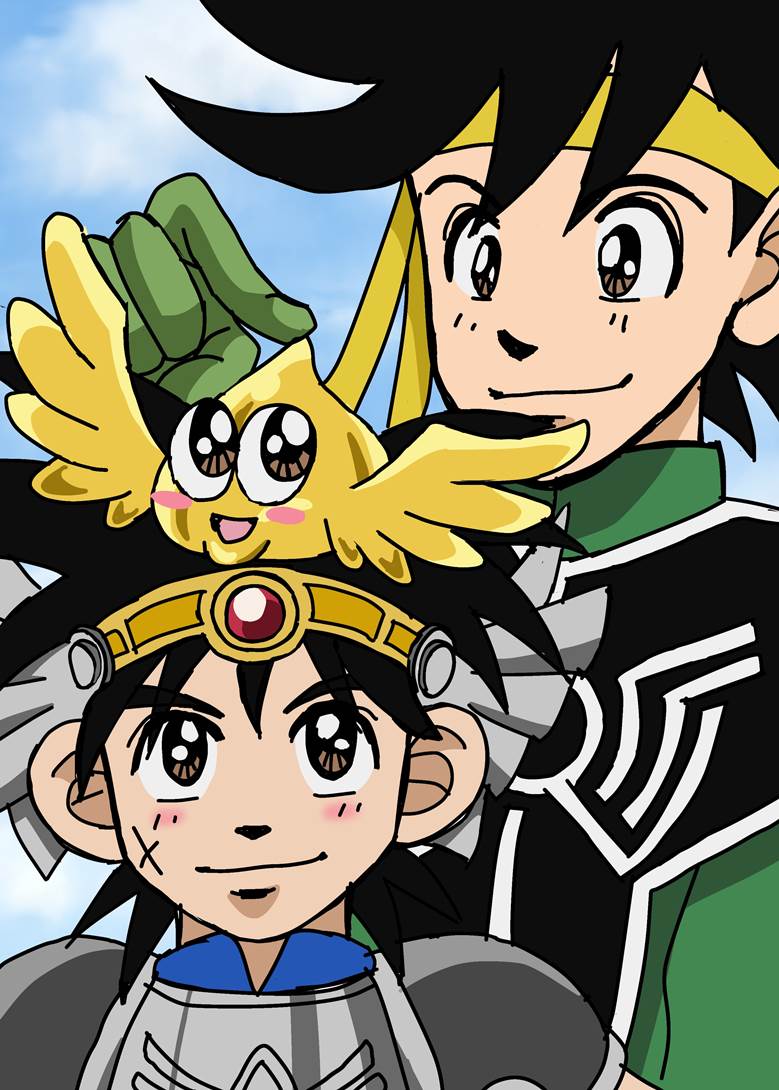 仲良し|魅结-miyu-的达伊大冒险插画图片 | BoBoPic