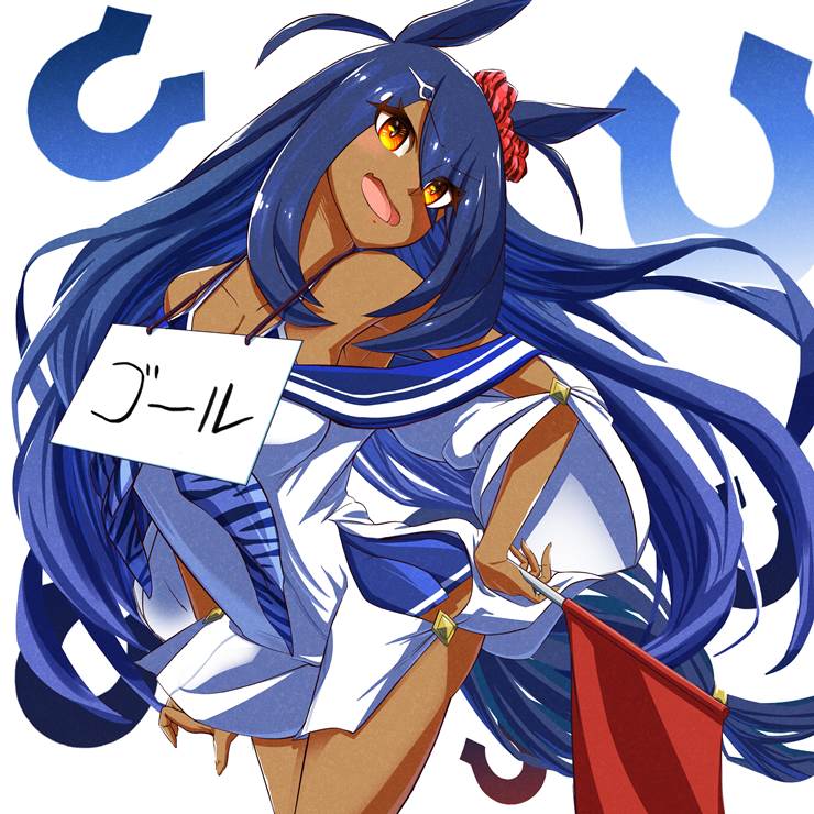 dark skin,Hishi Amazon (Uma Musume),horse girl,Uma Musume Pretty Derby,Uma Musume Pretty Derby ...