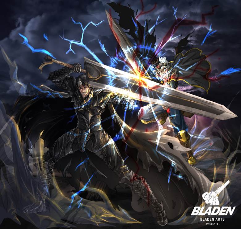 asta vs guts|bladen的黑色五叶草插画图片 | BoBoPic