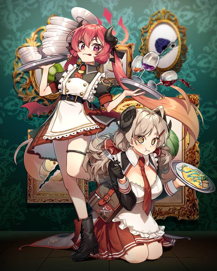 gluttonous maid|插画师CIKA(しか)的赤司淳子插画图片 | BoBoPic