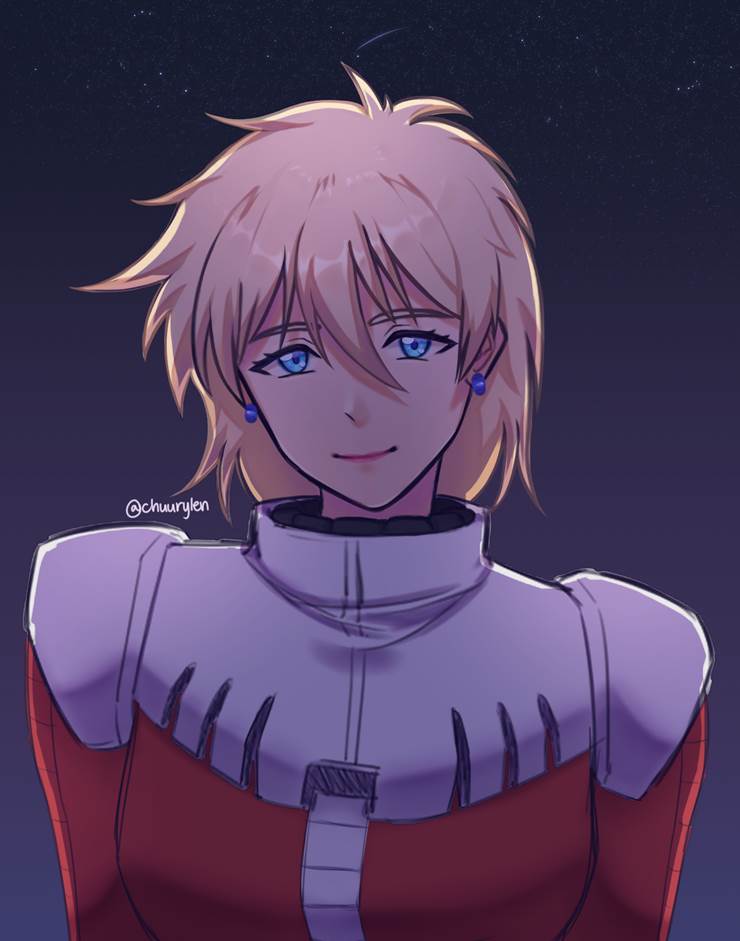 《机动战士高达08MS小队》爱娜·萨哈林插画图片 | BoBoPic