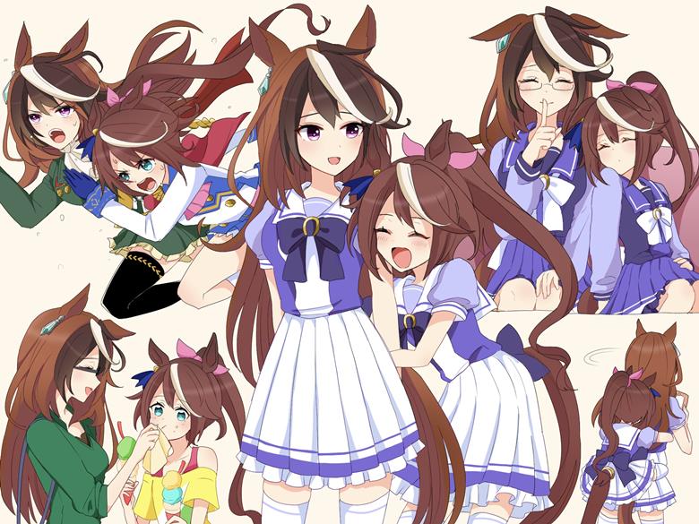 ルドルフとテイオー|kou的赛马娘Pretty Derby插画图片 | BoBoPic