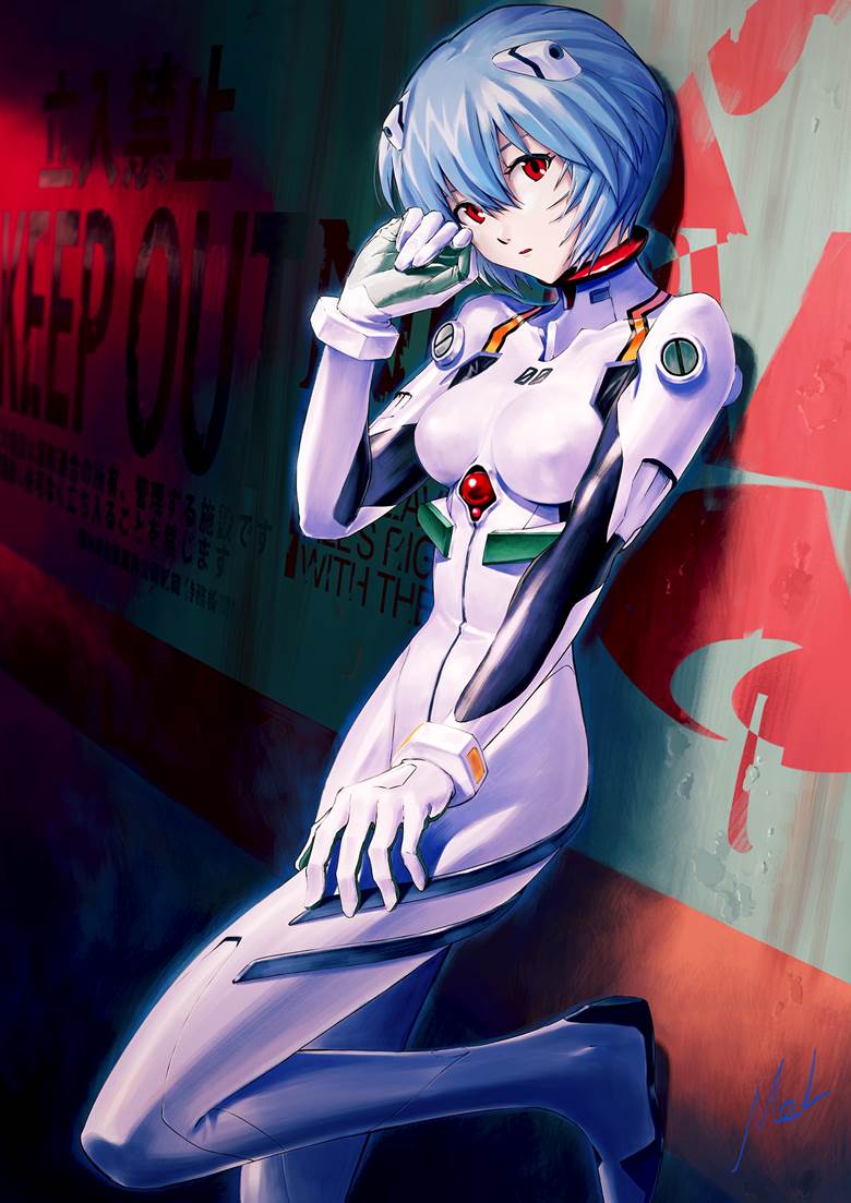 Ayanami Rei 3|MerrillMacnaut的新世纪福音战士EVA插画图片 | BoBoPic