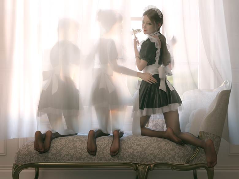 Pop II|LouLL_AroLL的女仆装人物插画图片 | BoBoPic