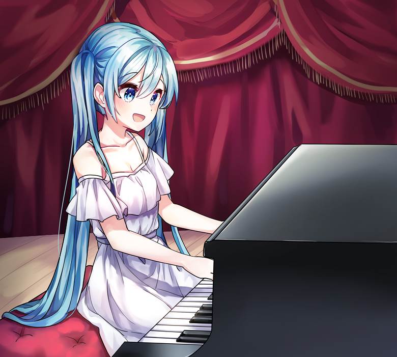 PiaNo|ille的弹钢琴pixiv插画图片 | BoBoPic