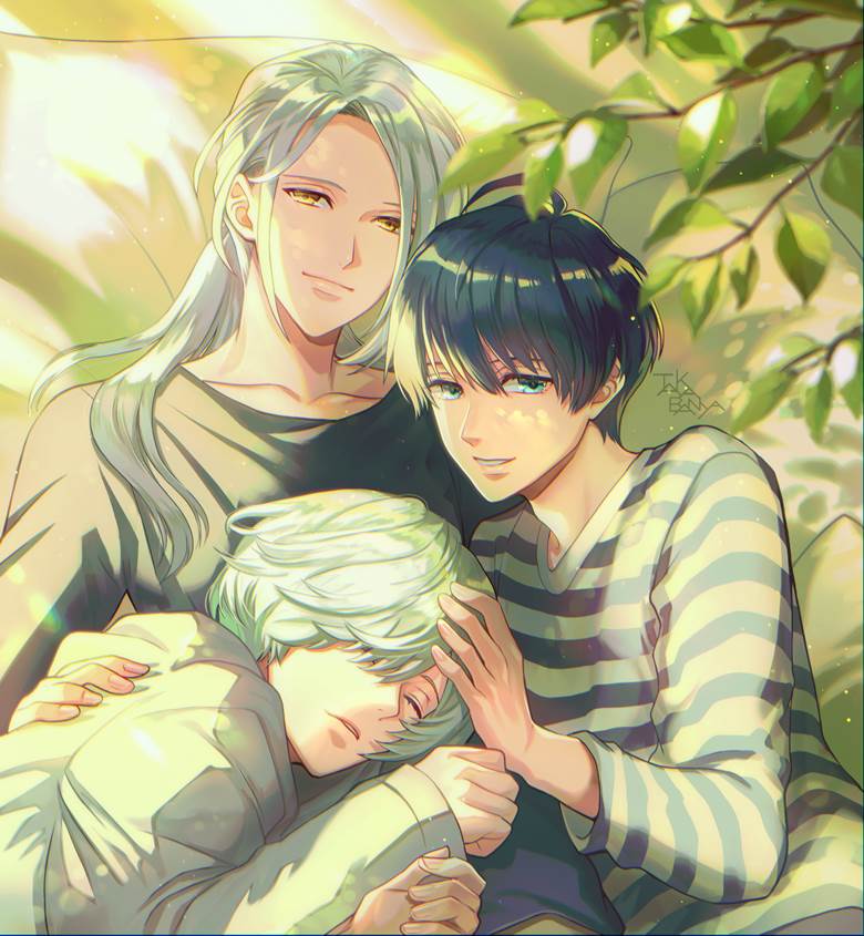 午睡|たかばにゃ的A3!满开剧团插画图片 | BoBoPic