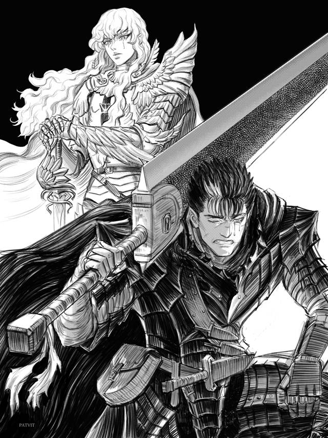 平泽进什么的老吸引人了，《剑风传奇》pixiv插画图片 | BoBoPic