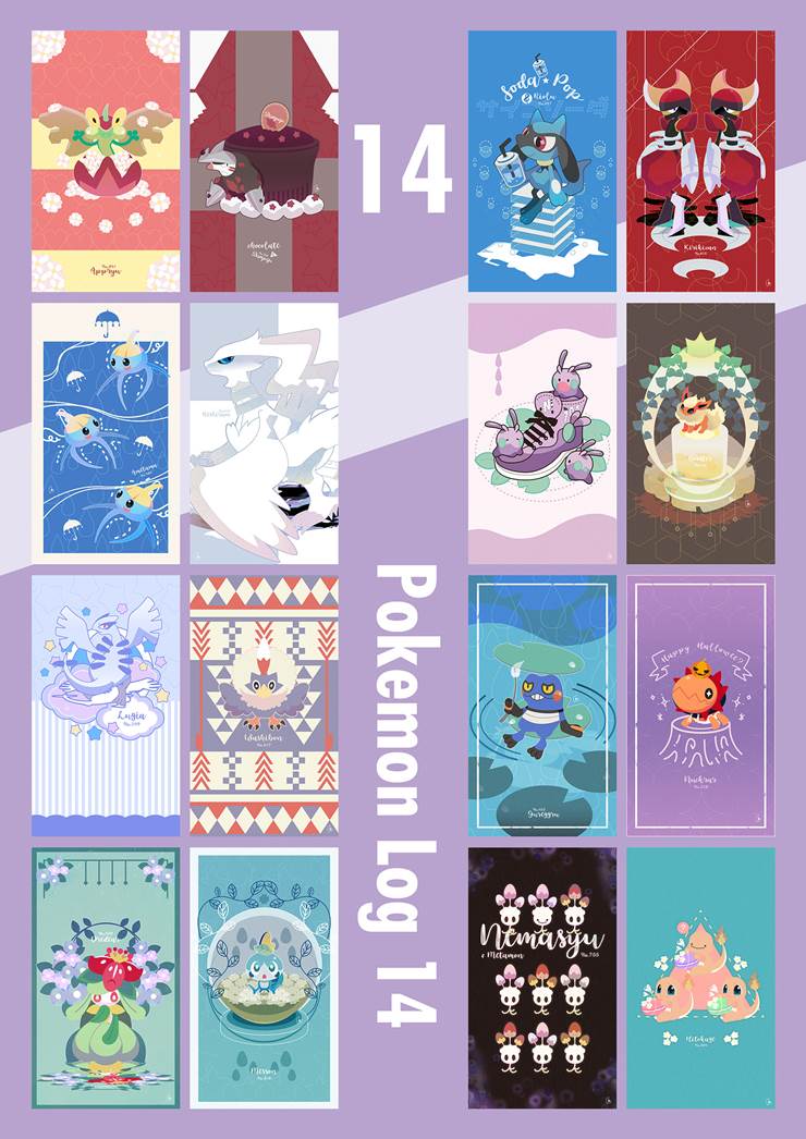 Pkmn★Log-14|插画师L（エル）的精灵宝可梦插画图片 | BoBoPic