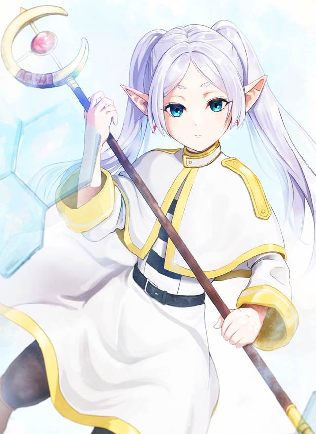 葬礼上的自由人|插画师tem的芙莉莲插画图片 | BoBoPic