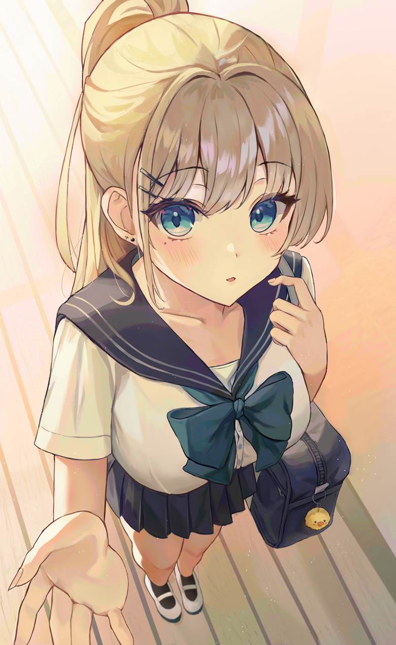 JK|MRR的马尾少女pixiv插画图片 | BoBoPic