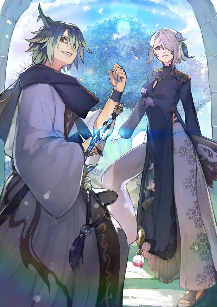 来吧，我们走|插画师HIDE的FF14插画图片 | BoBoPic