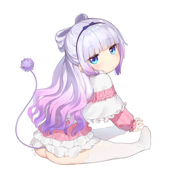 喜欢康娜这个发型|插画师CAROTA的小林家的龙女仆插画图片 | BoBoPic