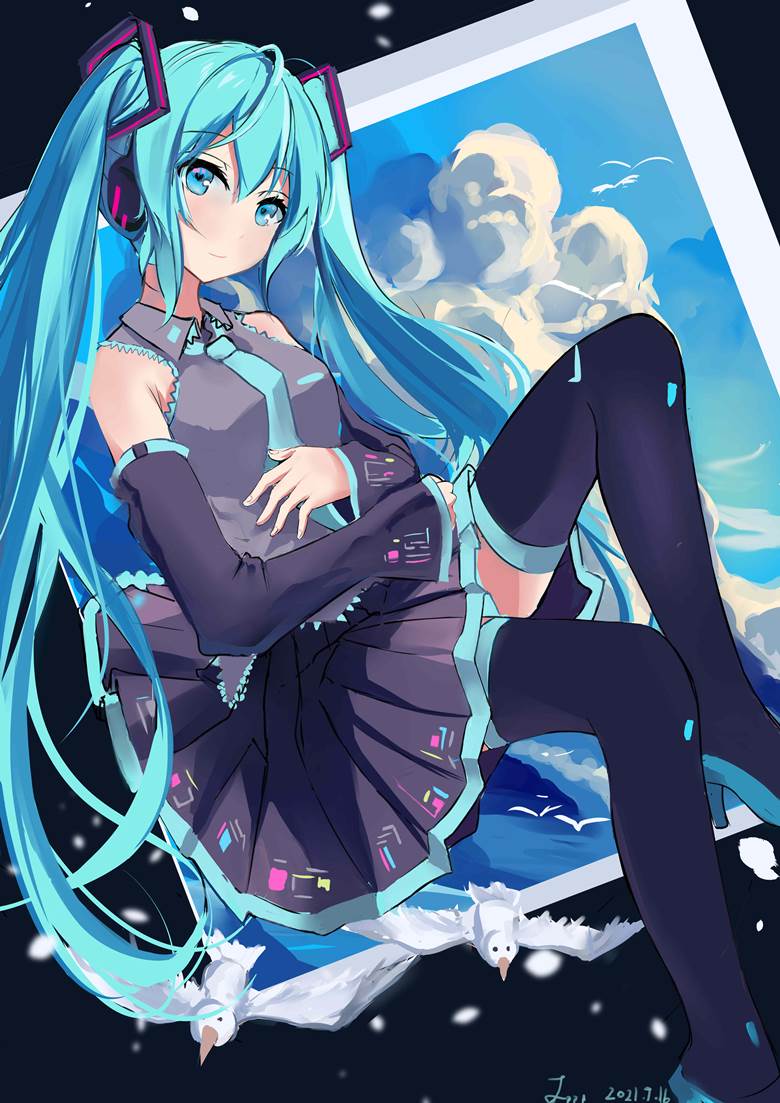miku|Jiu的初音未来插画图片 | BoBoPic