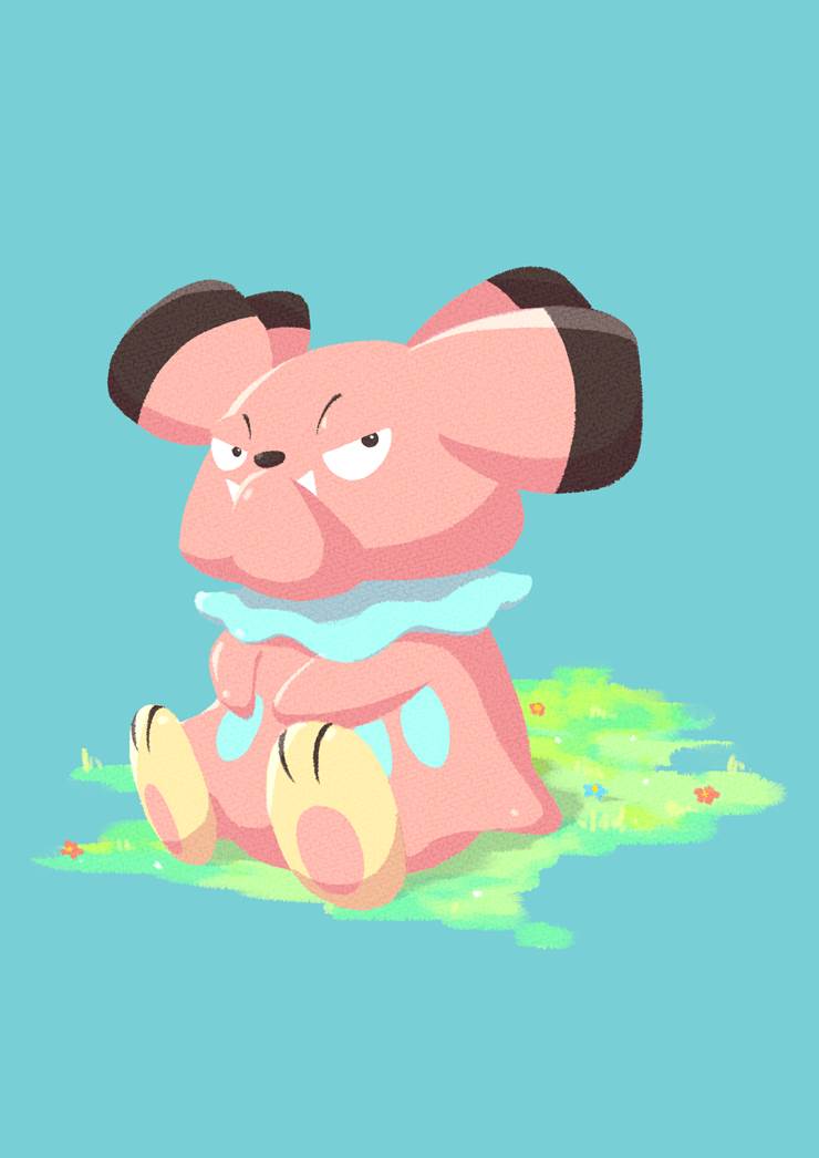 关都#209妖精宝可梦，布鲁(ブルー)插画图片 | BoBoPic